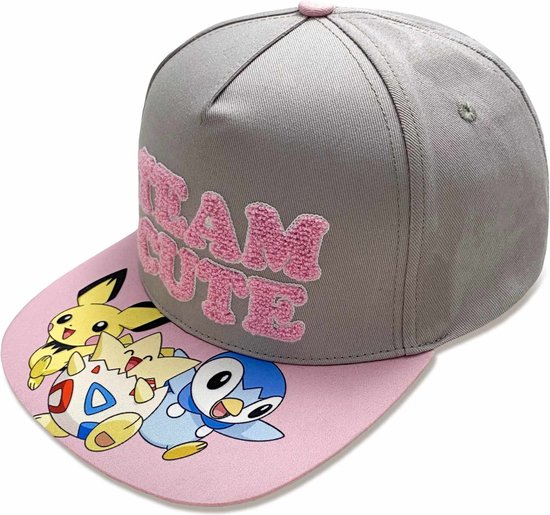Nintendo - Pokémon Team Cute Grijs Cap | bol.com