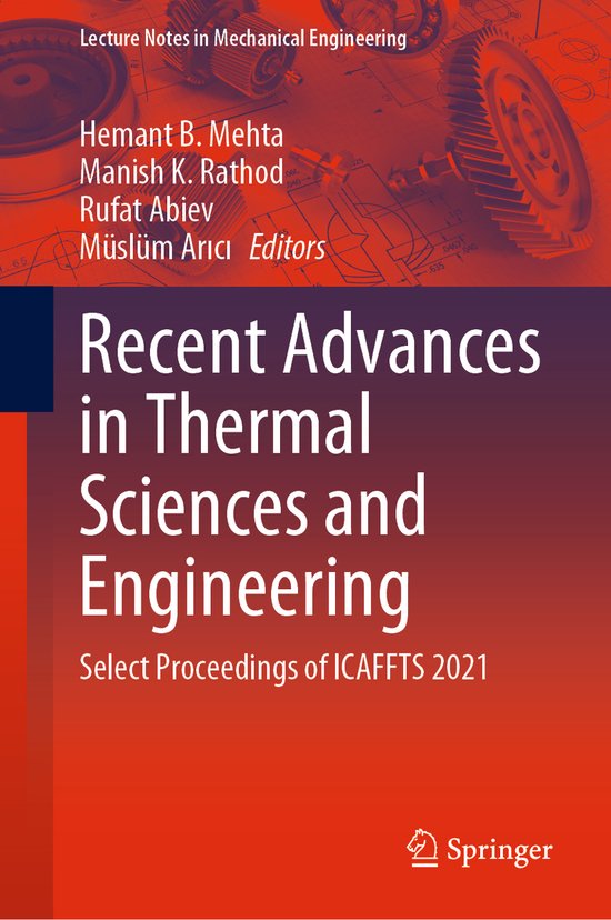 Lecture Notes in Mechanical Engineering- Recent Advances in Thermal ...