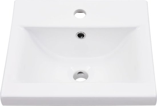 Furniture Limited - Wastafelframe met inbouwwastafel ijzer wit | bol.com