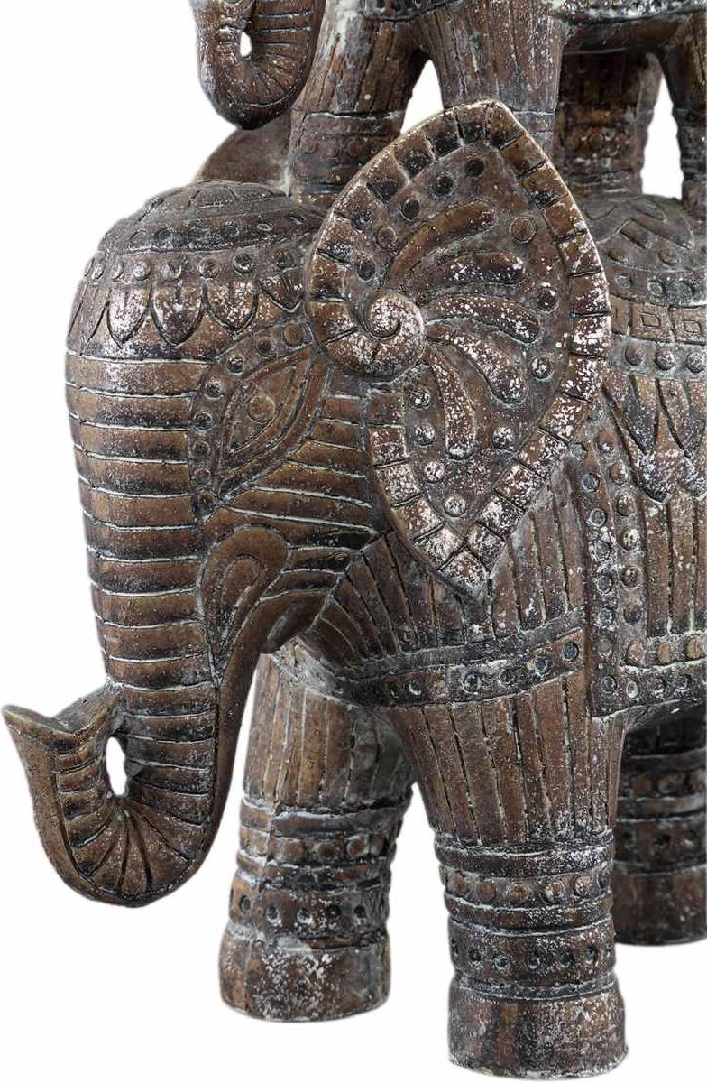 PTMD Dumba Decoratief Standbeeld - 20 x 10 x 29 cm - Poly - Bruin | bol.com