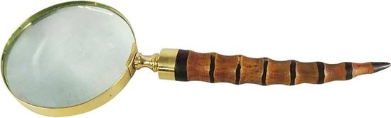 goud vergrootglas bruin | bol
