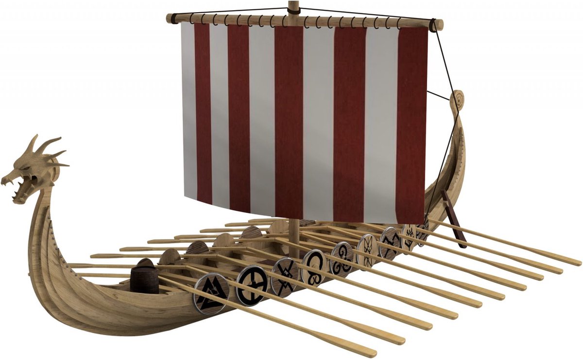 Turkmodel - Vikingboot - Houten Modelbouw - 1:87 | bol