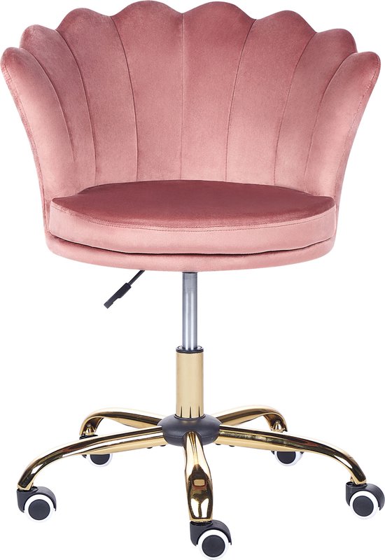 Beliani MONTICELLO - - Roze - Fluweel | bol.com