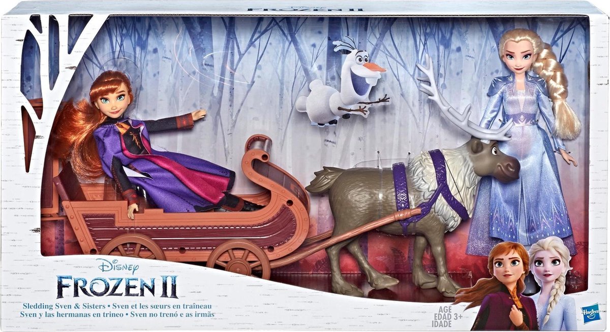 Frozen 2 Slee Avonturen Sven en Zussen Set | bol