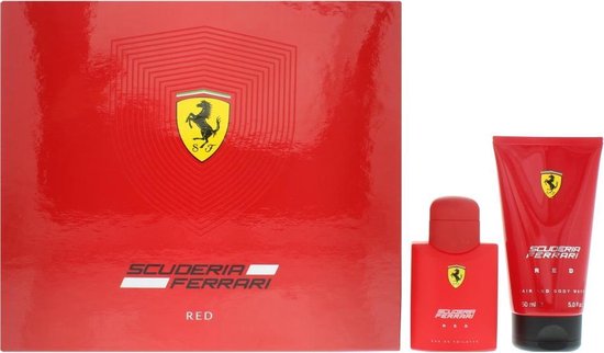 Ferrari Red Edt 75ml- Hair And Body Wash 150ml | bol