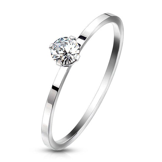 Ring Dames - Ringen Dames - Ringen Vrouwen - Dames Ring - Zilverkleurig ...