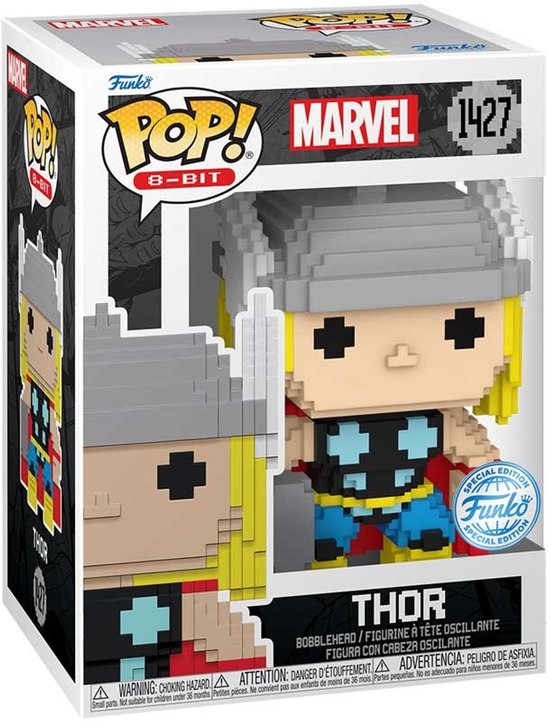 Marvel POP! 8-Bit Vinyl Figur Thor 9 cm | bol