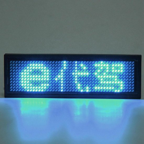 Mini Digitale Naam Badges Led Naam Badge Scrolling Bericht Tag Chinese ...