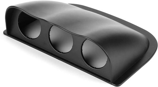Universal 52mm/2in 3 Hole Dashboard Gauge HolderABS Triple Gauge Pod ...