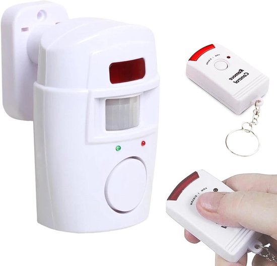 Infrarood bewegingsmelder alarm - Inbraakalarm met 2 ...