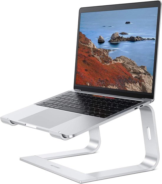 Universele ergonomische aluminium laptopstandaard met ventilatie - voor ...