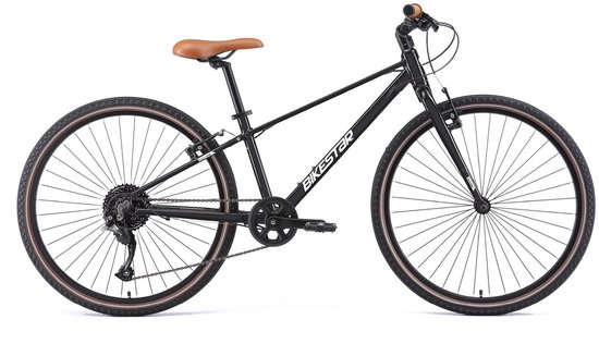 Bikestar lichtgewicht fiets 26 inch 9 speed zwart | bol