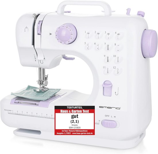 Semiautomatische naaimachine met 12 naaiprogramma's - Ideaal voor ...