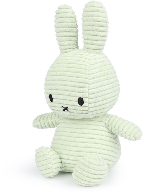 Nijntje ECO Corduroy Fresh Mint 23cm - Knuffel Fresh Mint | bol