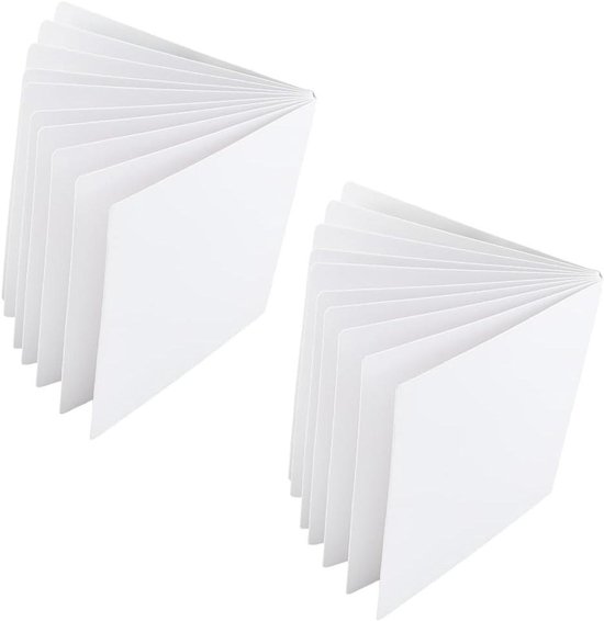 Blank Board Book 10 Sheets Vierkant Papier Tekenen Hardcover ...