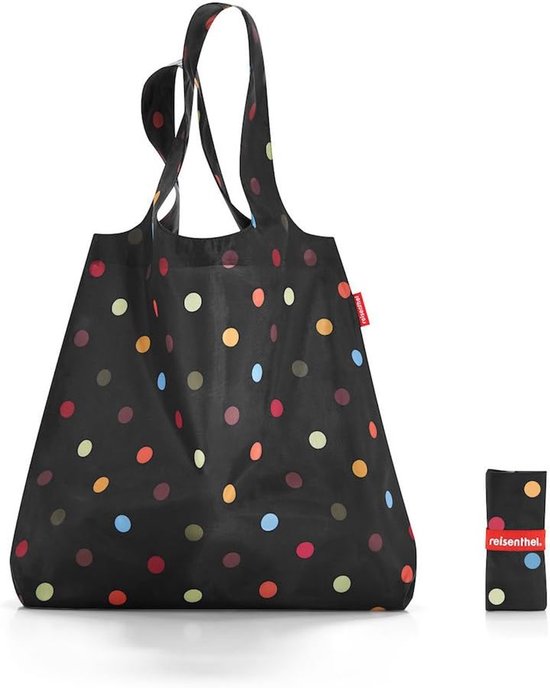 Mini Maxi Shopper Dots - Wasbare Tas met 15 Liter Volume - Ideaal voor ...