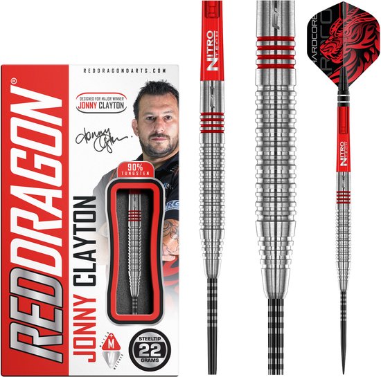 Red Dragon Jonny Clayton 2.0 90% - Dartpijlen | bol