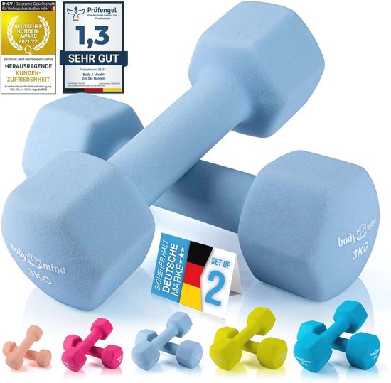 Dumbbell Set van 2 Halters voor Krachttraining Thuis | bol
