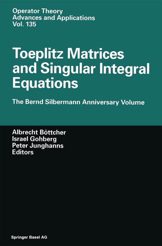 Toeplitz Matrices, Convolution Operators, and Integral Equations ...