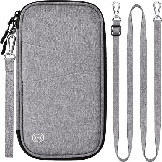 PolkaHome Nektasje - Nektasje heren - Paspoort tasje - Reisportemonnee ...