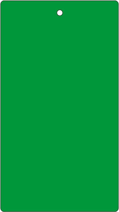 Blanco label groen, 100 stuks 80 x 55 mm | bol