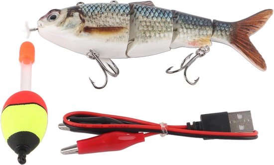 Electric Lures with LED Light for Bastrout Pike Fishing - Robotic Lures ...