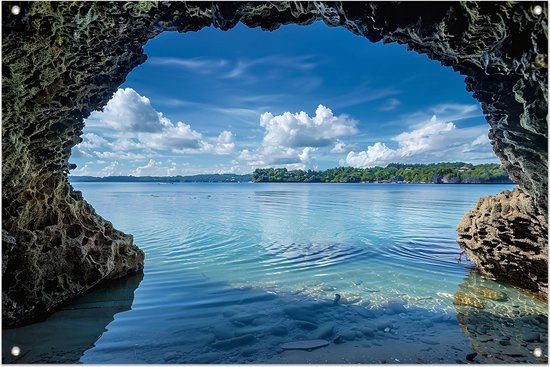 doorkijk tuinposter - Zee poster - Tuinposters Natuur - Posters buiten ...