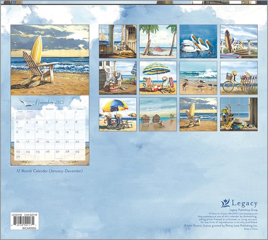 By the Sea Kalender 2025 | bol