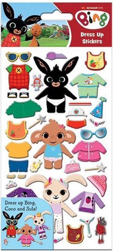 Bing Dress Up Stickers | bol