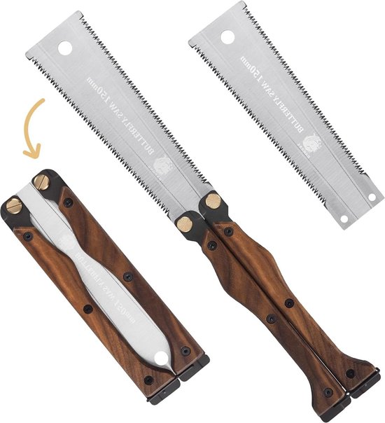 Inklapbare Japanse zaag 150 mm - handzaag met dubbele kanten - SK85 ...