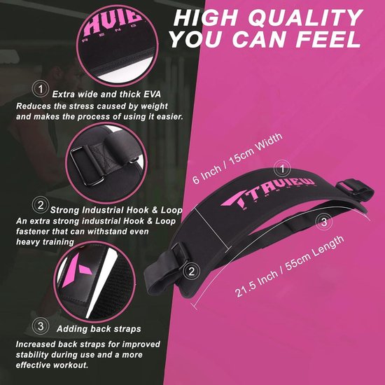 Thrus Strap Booty Belt for Hip Thrust - Glute Bridge Butt Workout with ...