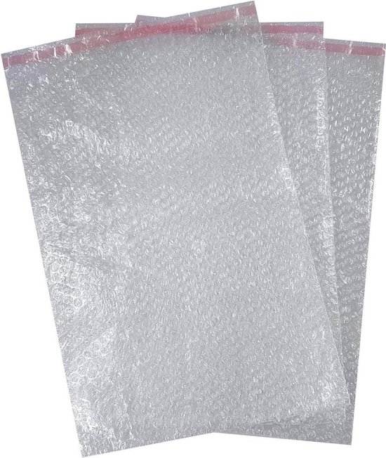 305 X 435 "Clear Bubble Wrap" Buidelzak - Pak van 50 - Beschermende ...