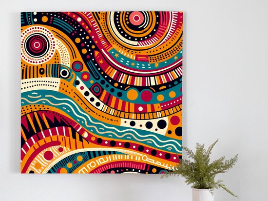 Pop art aboriginal schilderij | Indigenous culture meets modern flair ...