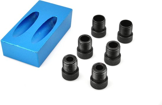 Boormal 15° - Pocket boring mal - Boorhulp - 7 delig - GEKO | bol