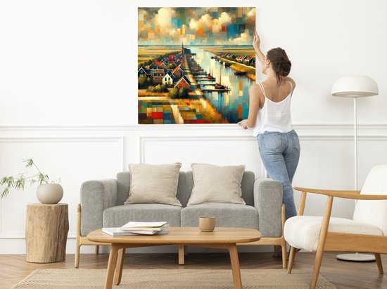 Modern groningen schilderij | Gronings Futurisme: Hedendaags kunstwerk ...