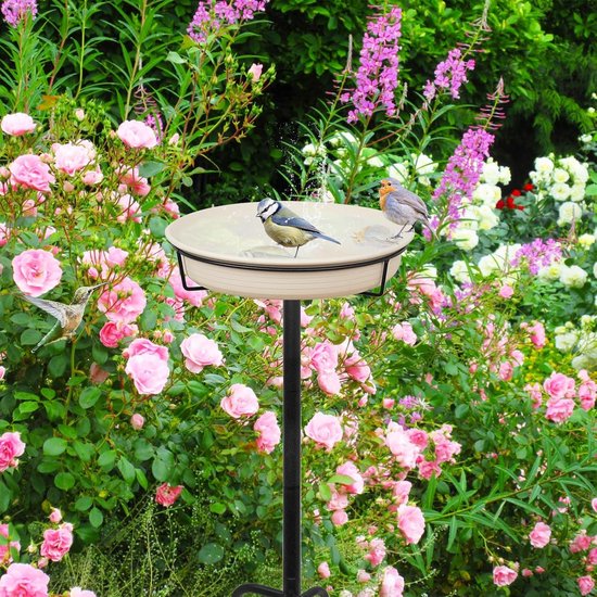 Vogelbad voederschaal waterplaats staand - wilde vogels - groot ...