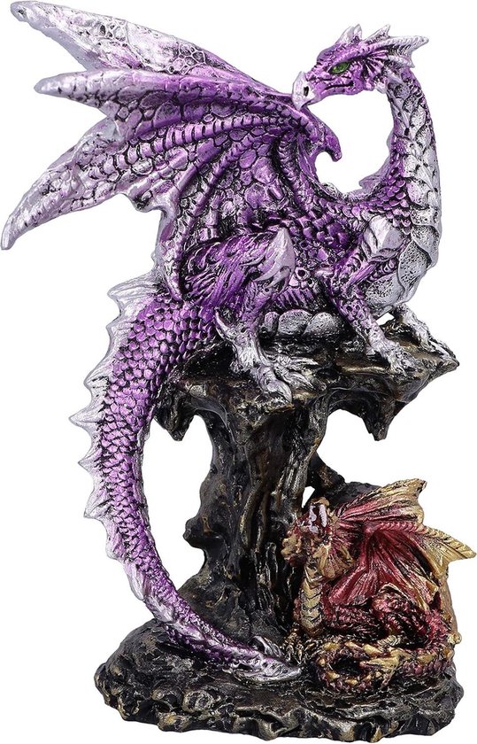 Hatchling Protection - Paars 152 cm - Dragon and Dragonling Beeldje ...