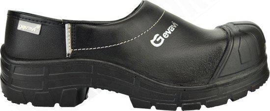 Gevavi Nordic Gesloten Flex PU S3 Schoenklomp Zwart Heren | bol