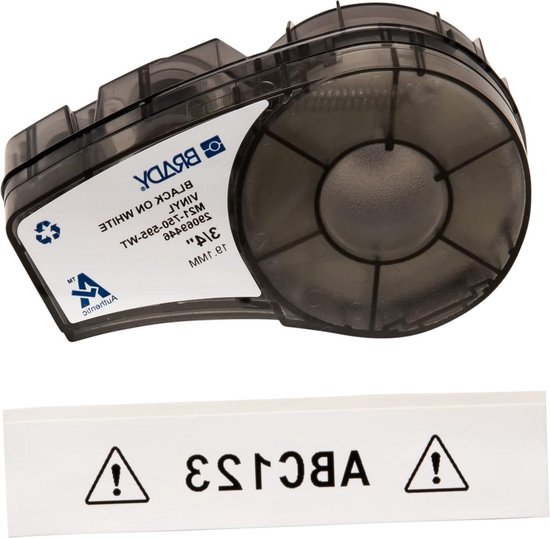 Zelfklevende Vinyl Label Tape Industriële Label Tape voor Kabel/Naam ...