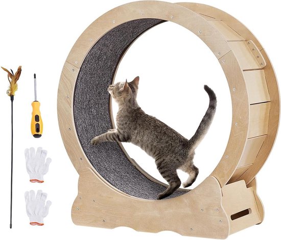 Loopwiel Kat - Katten Loopwiel voor Alle Soorten Katten - Looprad met ...