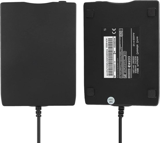 Floppy Disk Drive Extern USB Mac 1.44M Zwart Neutraal- Draagbare Floppy ...