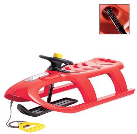 Prosperplast Bullet - Kunststof Slee - Rode Metalen Skids | bol.com