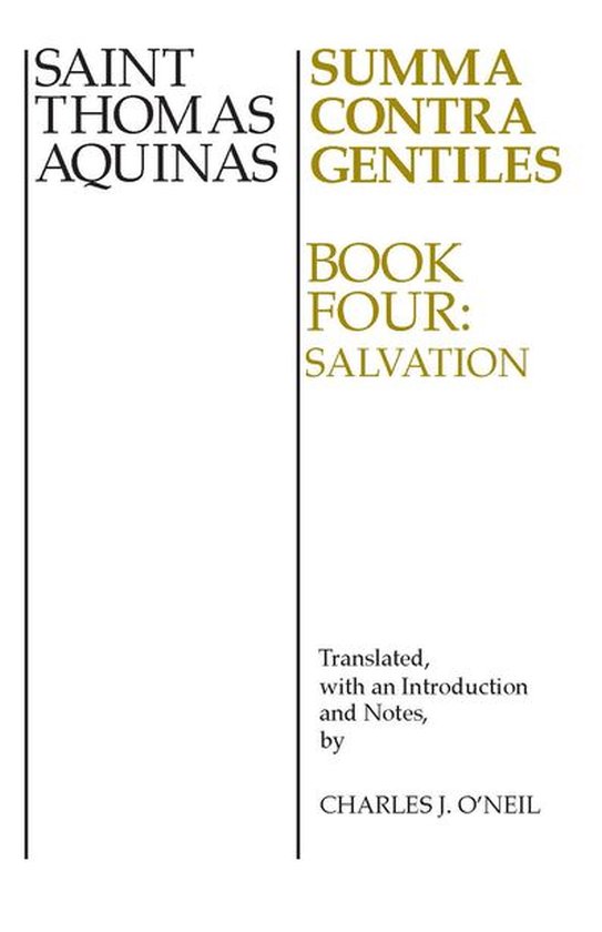 Summa Contra Gentiles, 4 (ebook), Thomas Aquinas | 9780268074821 ...