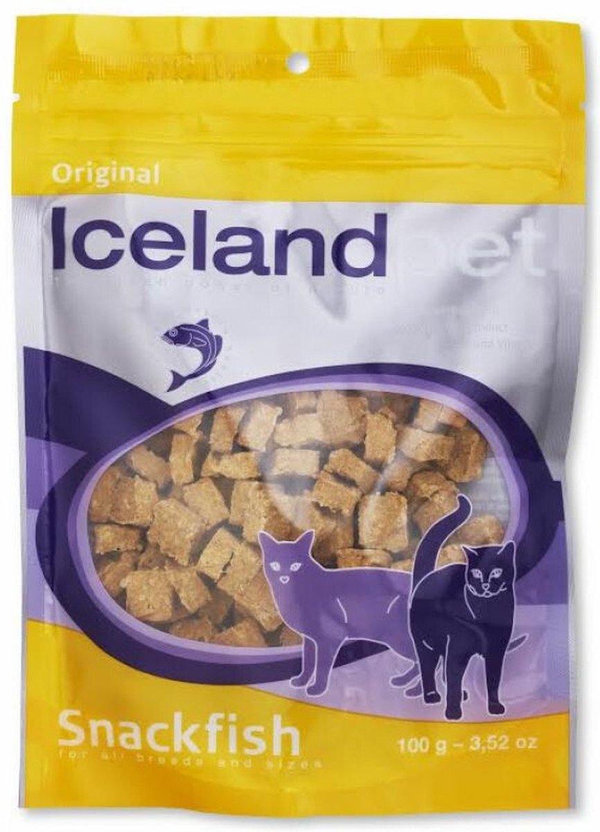 Iceland Pet Cat Treat Original Snackfish 1 x 100g | bol.com