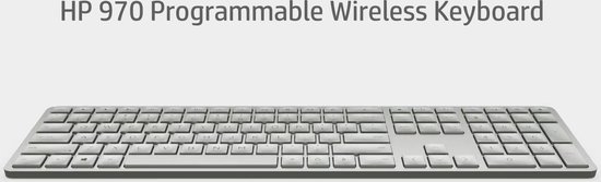 HP 970 - Draadloos Toetsenbord - Zilver | bol.com