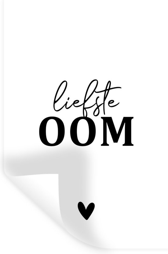 Muurstickers - Sticker Folie - Spreuken - 'Liefste oom' - Quotes - Hart ...