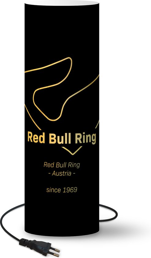 Lamp - Nachtlampje - Tafellamp slaapkamer - Formule 1 - Circuit - Red ...