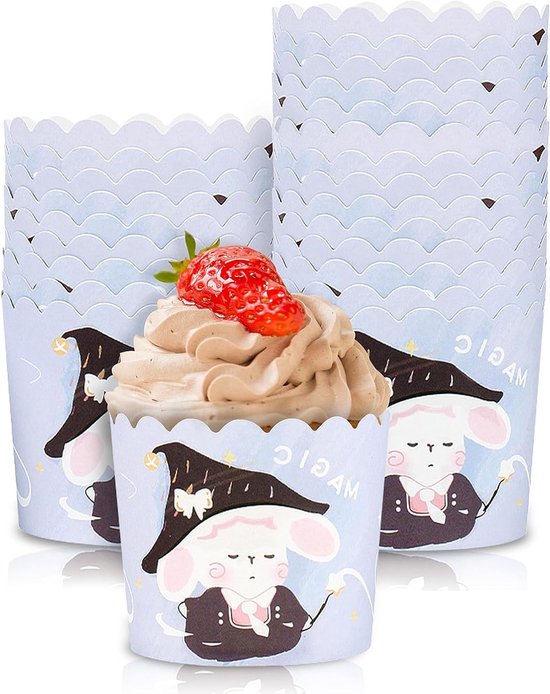 Papieren Muffinvormpjes voor Mini Muffins - 100 Stuks, Ideaal voor ...