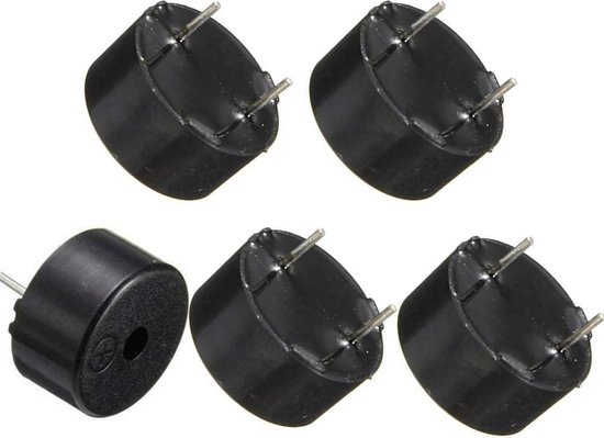 Passieve piëzo zoemer - zwarte elektronische alarmmodule - mini sounder ...