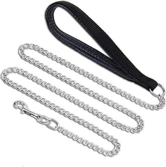 Metalen Hondenriem Ketting Klein & Middelgrote Honden Sterk Zacht Nylon ...